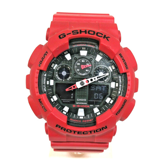 Casio | Accessories | Casio Gshock Ga0b Red Analog Digital Watch 200m ...